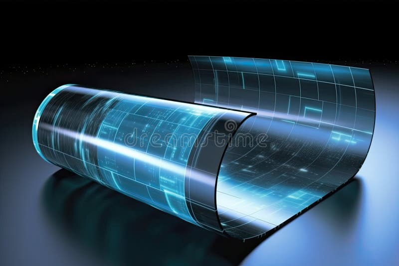 Modern Flex Screen Icon. Flat Illustration of Modern Flex Screen Stock ...