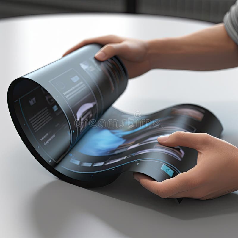 Modern Flex Screen Icon. Flat Illustration of Modern Flex Screen Icon ...