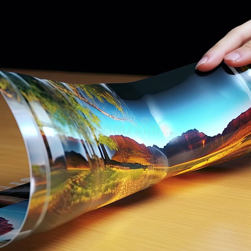 Modern Flex Screen Icon. Flat Illustration of Modern Flex Screen Icon ...