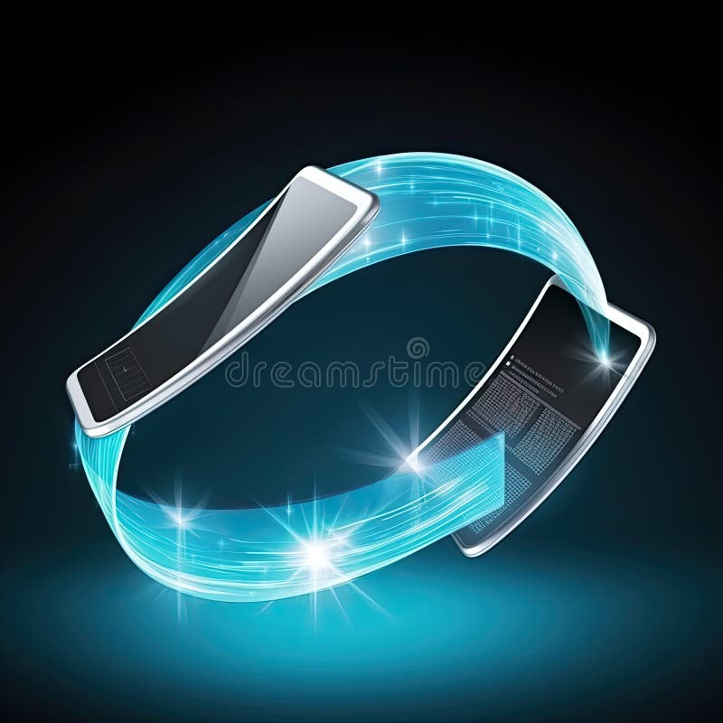 Modern Flex Screen Icon. Flat Illustration of Modern Flex Screen Icon ...