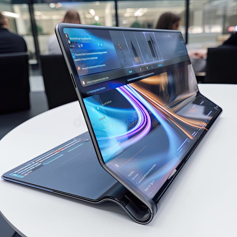 Modern Flex Screen Icon. Flat Illustration of Modern Flex Screen Icon ...