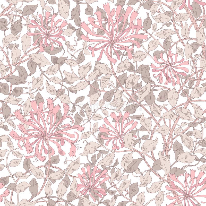 Modern Floral Seamless Pattern for Your Design. Stock Vector ...