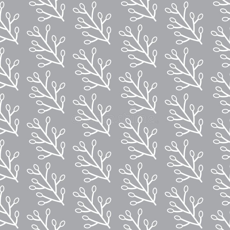 MODERN FLORAL SEAMLESS VECTOR PATTERN. DROP SHAPE BACKGROUND Stock ...