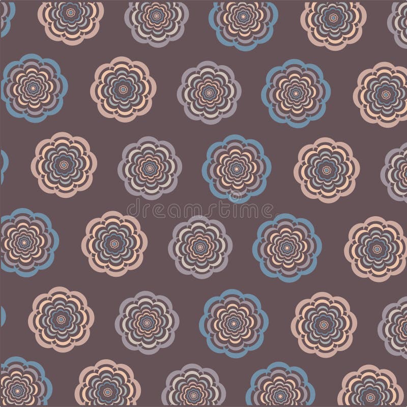 Modern Flower Pattern, Great Design for Any Purposes Stock Illustration ...