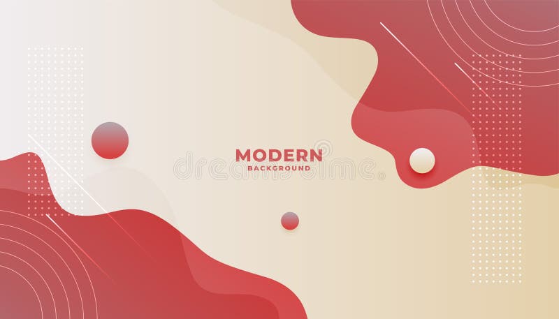 Modern Flowing Curvy Shapes Backdrop for Presentation Stock Vector ...