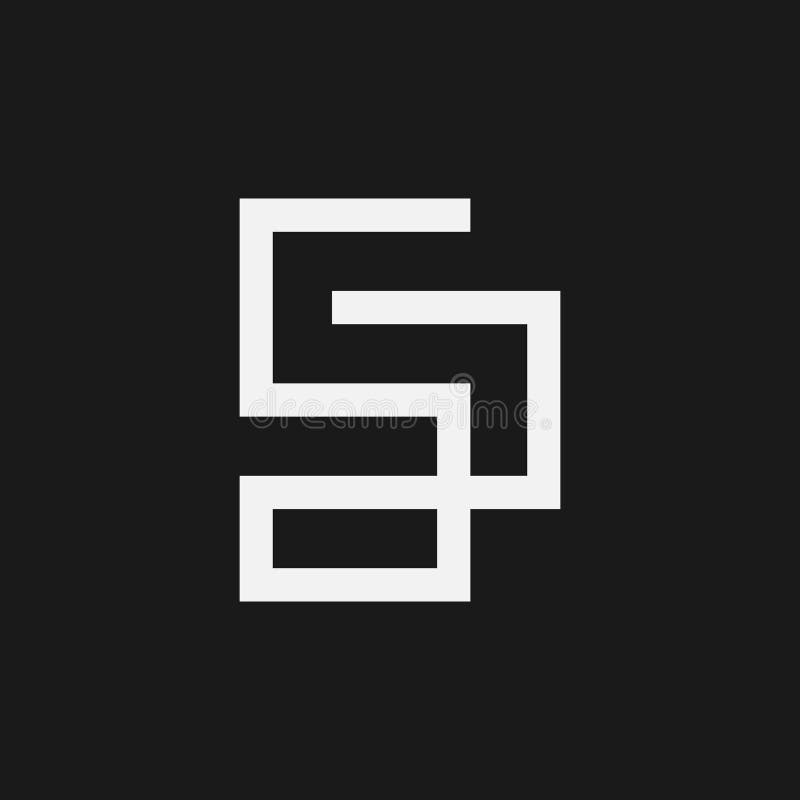 Modern Flowing SA Logo a S Initial Letter Design Vector Graphic Concept ...