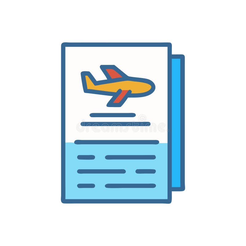 Modern Flyer Icon for Advertising Stock Photo - Illustration of ...