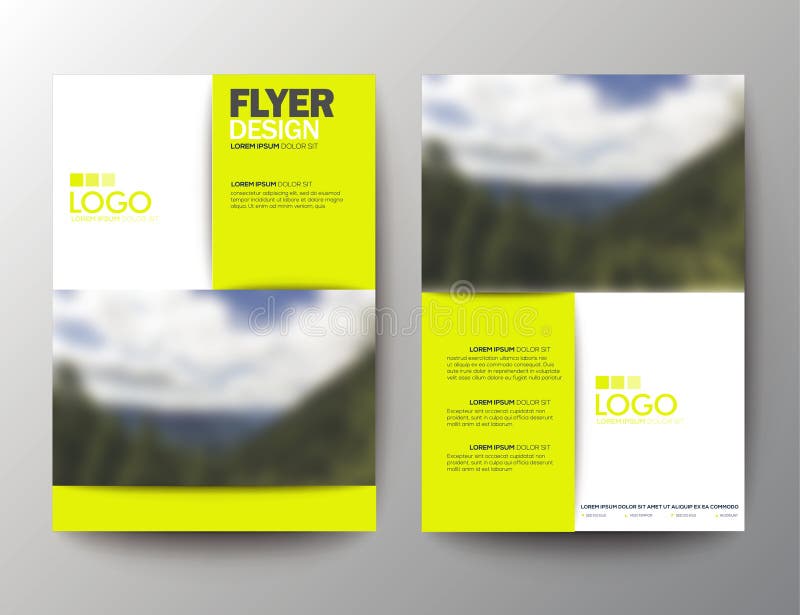 Modern flyer stock illustration. Illustration of business - 92627643