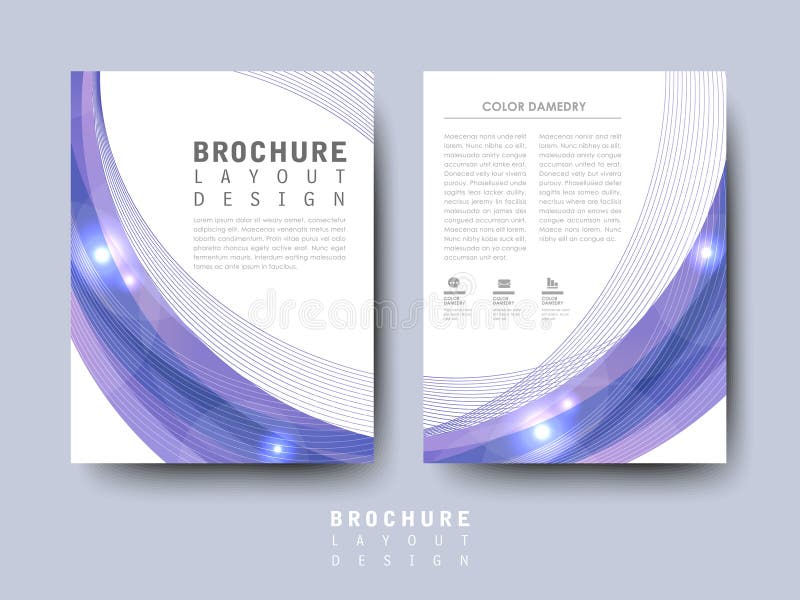 Modern flyer template stock vector. Illustration of page - 43825164