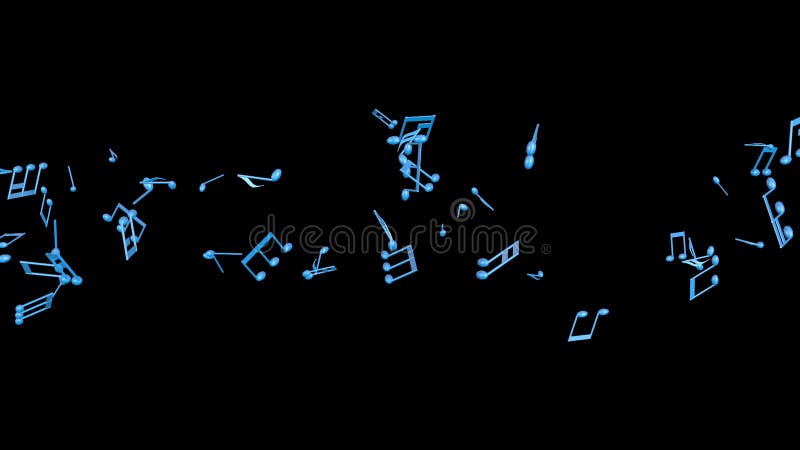 Music Note Symbol Particle Animation Stock Footage - Video of digital ...