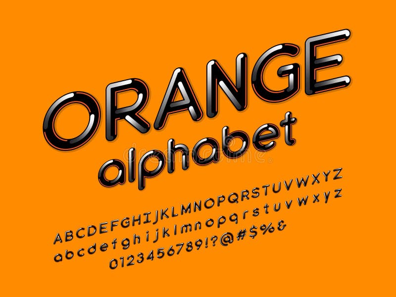 Modern font stock vector. Illustration of isolated, modern - 255433092