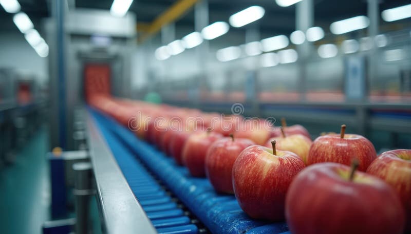 Automated Conveyor Belt Processing Rows Stock Illustrations – 522 ...
