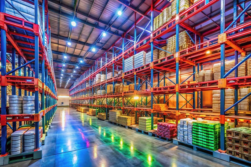 Modern Food Processing Facility Efficient Warehouse and Storage for a ...