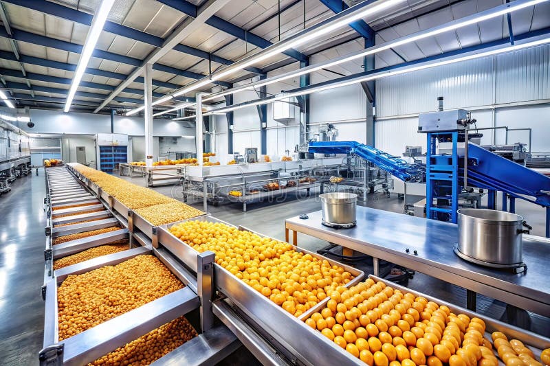A Modern Food Processing Facility HighQuality Images of Automated ...