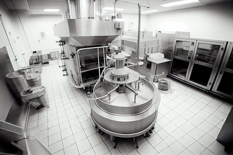 Modern Food Production Facility, with Advanced Technology and Equipment ...