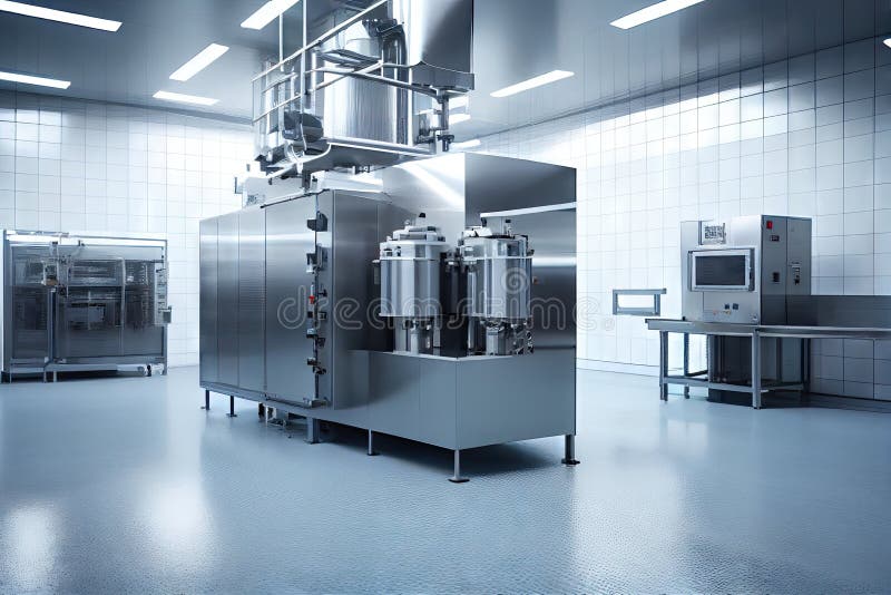 Modern Food Production Facility, with Advanced Technology and Equipment ...