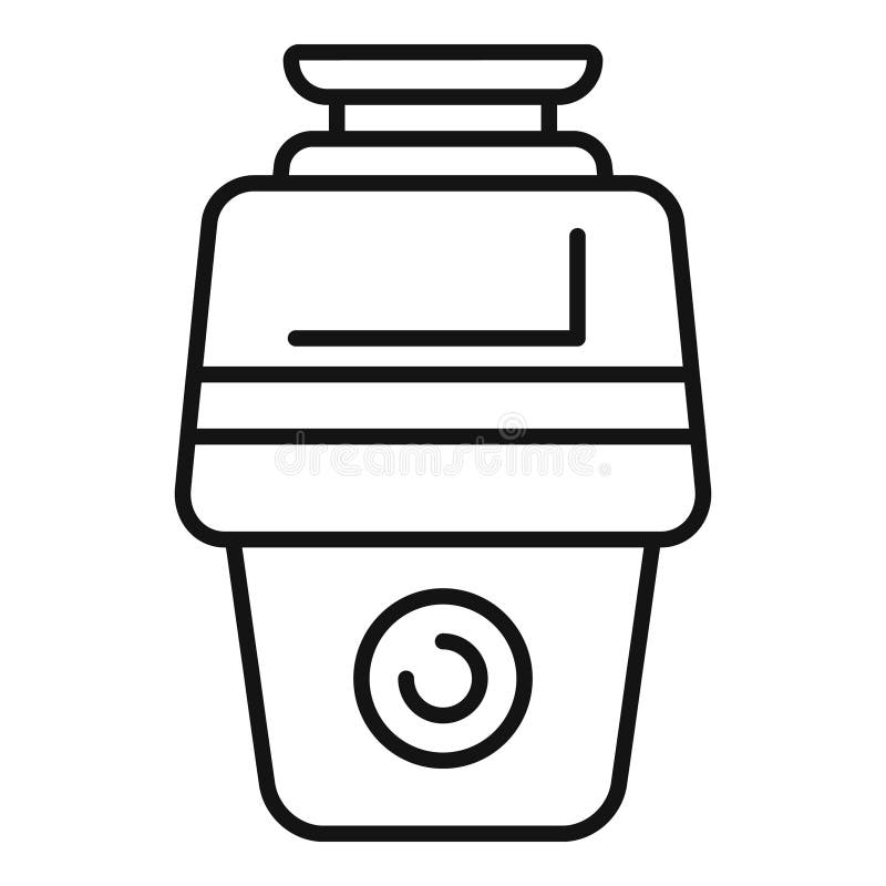 Modern Food Waste Grinder Recycling Organic Garbage Using Electricity ...