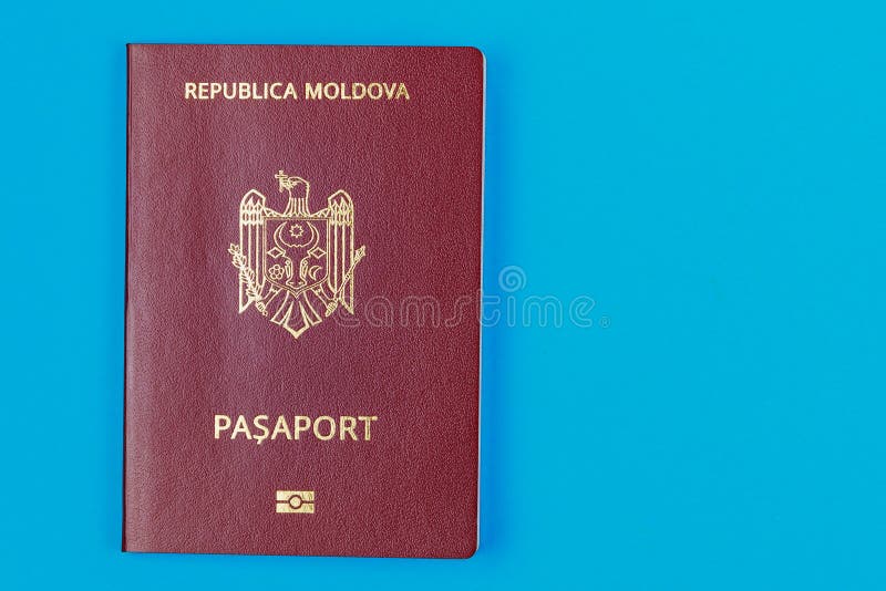 Modern Foreign Passport of a Citizen of the Republic of Moldova ...
