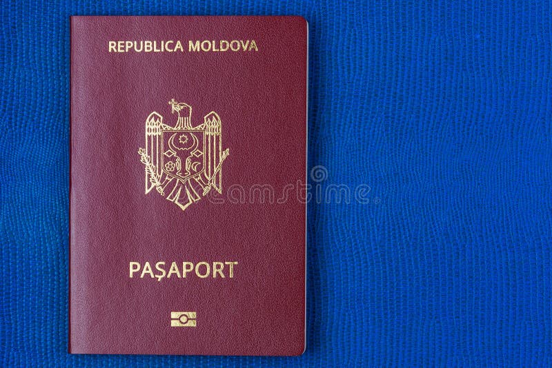 Modern Foreign Passport of a Citizen of the Republic of Moldova ...