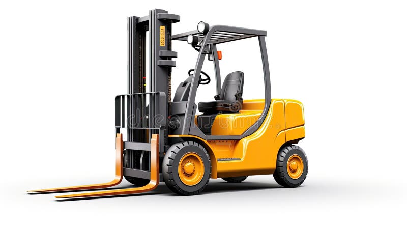 A Modern Forklift Specifically Designed for Efficient Warehouse ...
