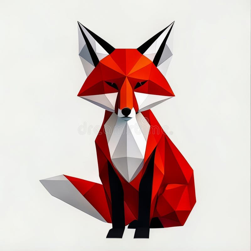 Modern Fox stock illustration. Illustration of wildlife - 326503495