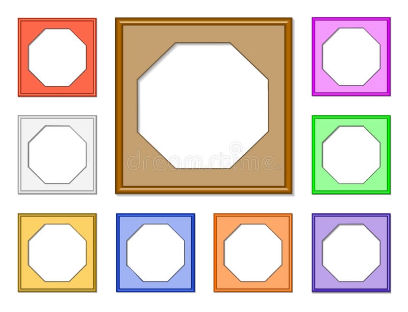 Frame Octagon01 Stock Illustrations – 1 Frame Octagon01 Stock ...