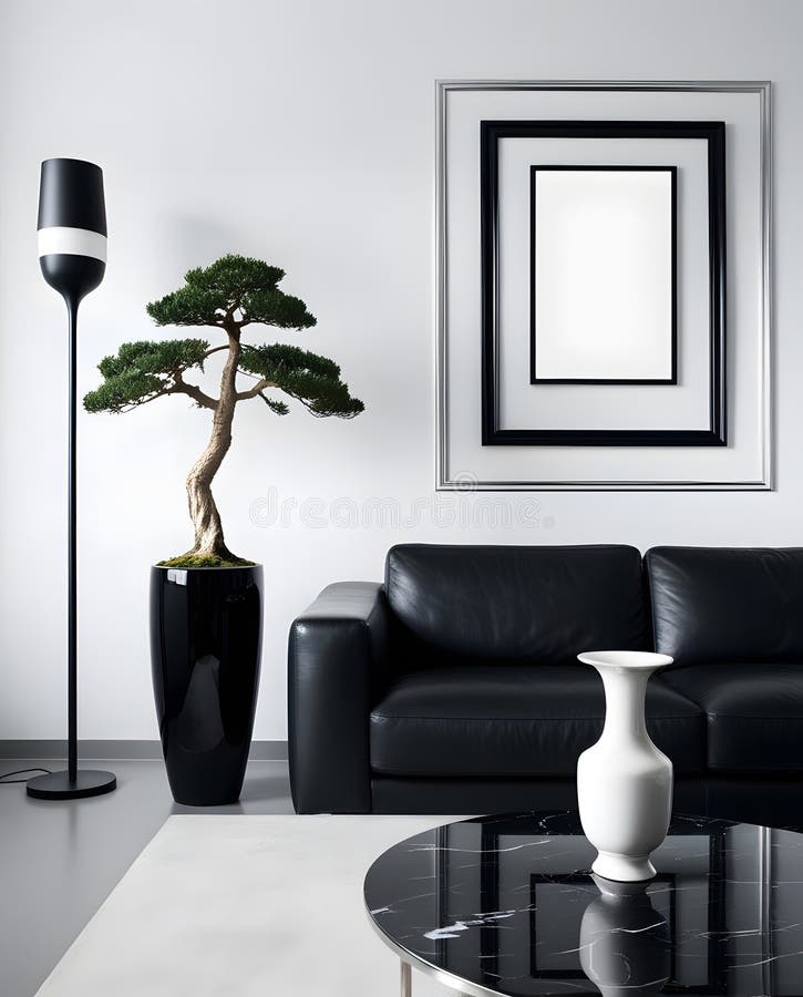 Modern Frames Mockup with House Background and Room Decorating Ideas is ...