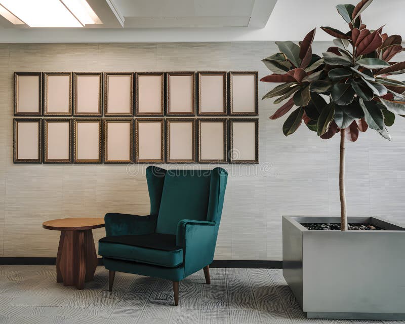 Modern Frames Mockup with House Background and Room Decorating Ideas is ...