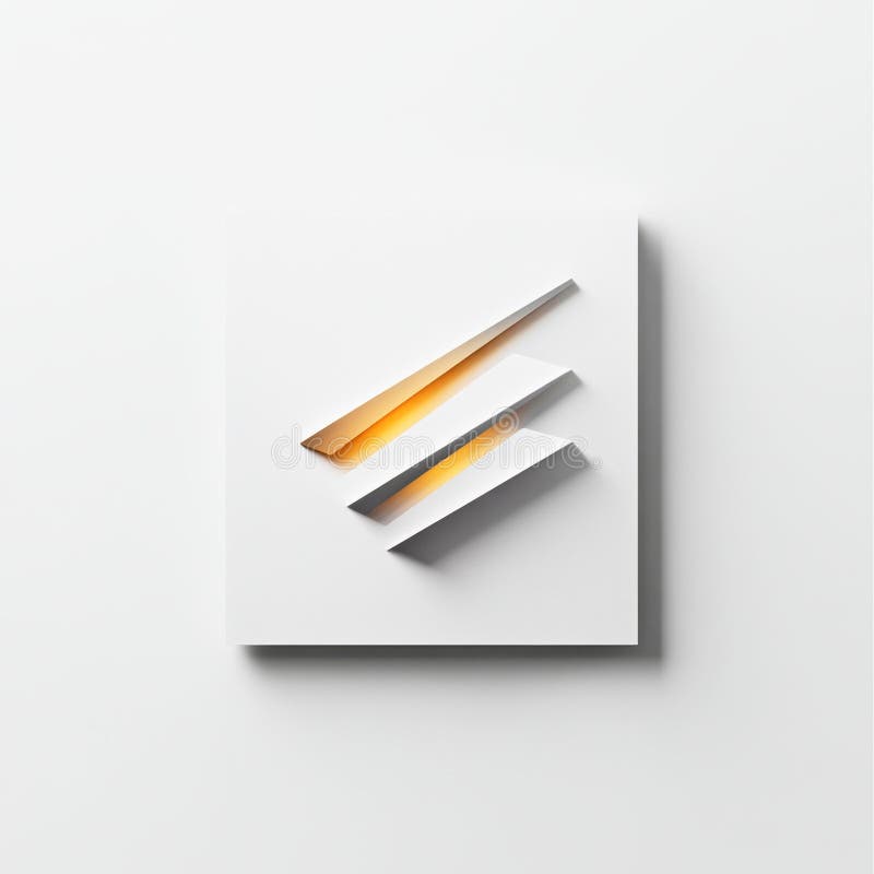 Modern Free Logo Mockup with Realistic Texture Effect on Clean White ...