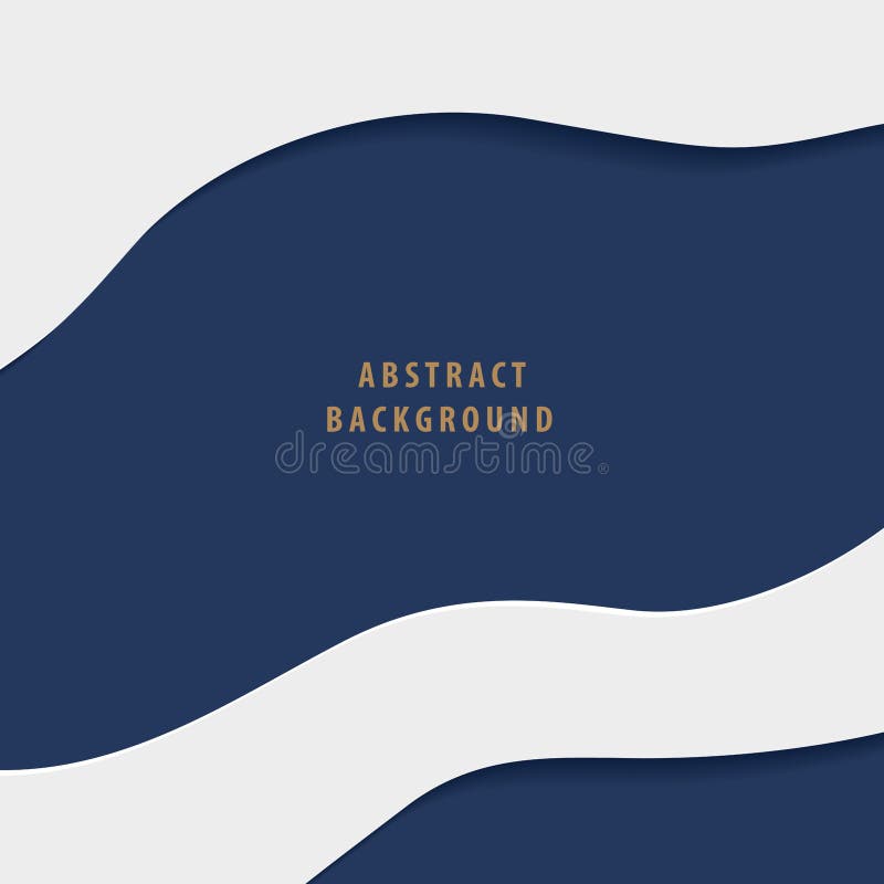 Modern Freeform Abstract Paper Cut Layer Background Banner Stock Vector ...
