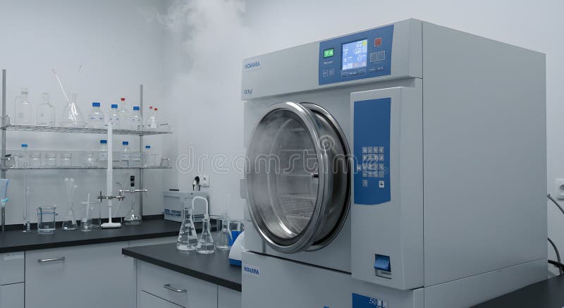A High-Tech Laboratory Freeze Dryer in Operation, Modern Scientific ...