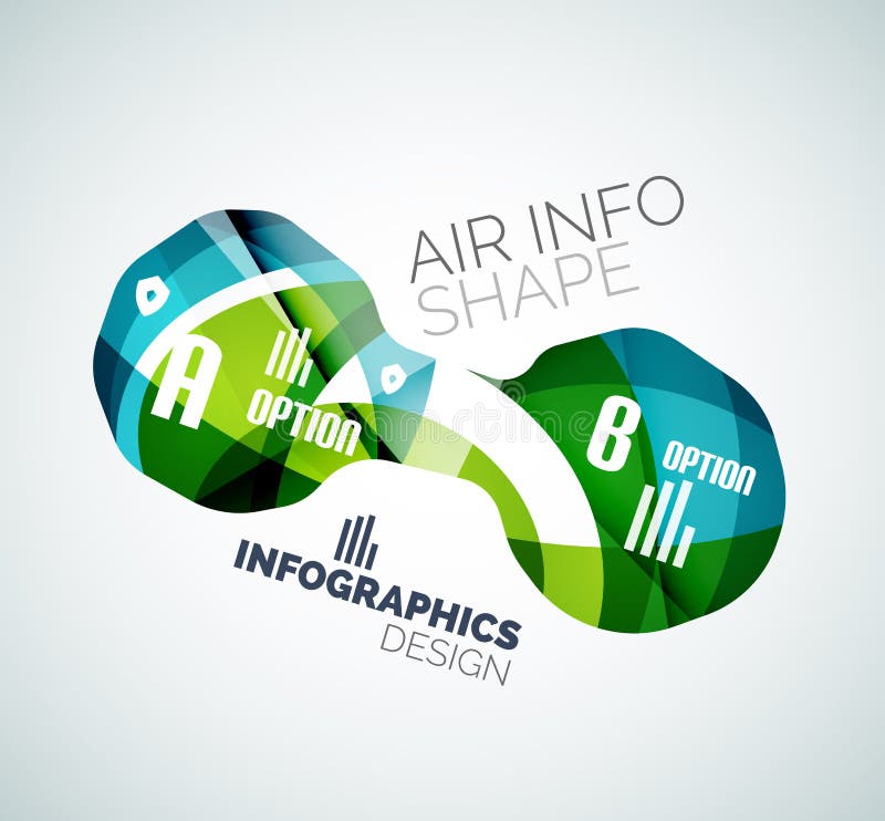 Modern Fresh Wave Business Infographics Stock Vector - Illustration of ...