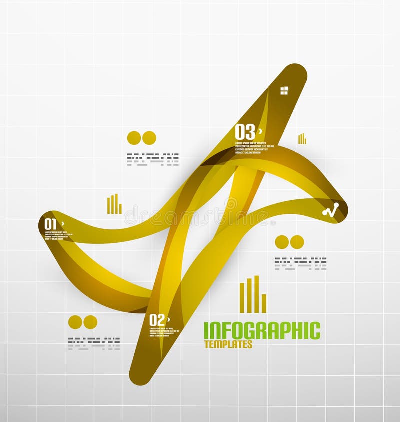 Modern Fresh Wave Business Infographics Stock Vector - Illustration of ...