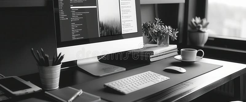 Modern Front-End Development. User Interface Design Concept Stock Image ...