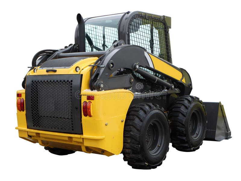 Front Loader. Isolated on White Stock Photo - Image of isolate, agro ...