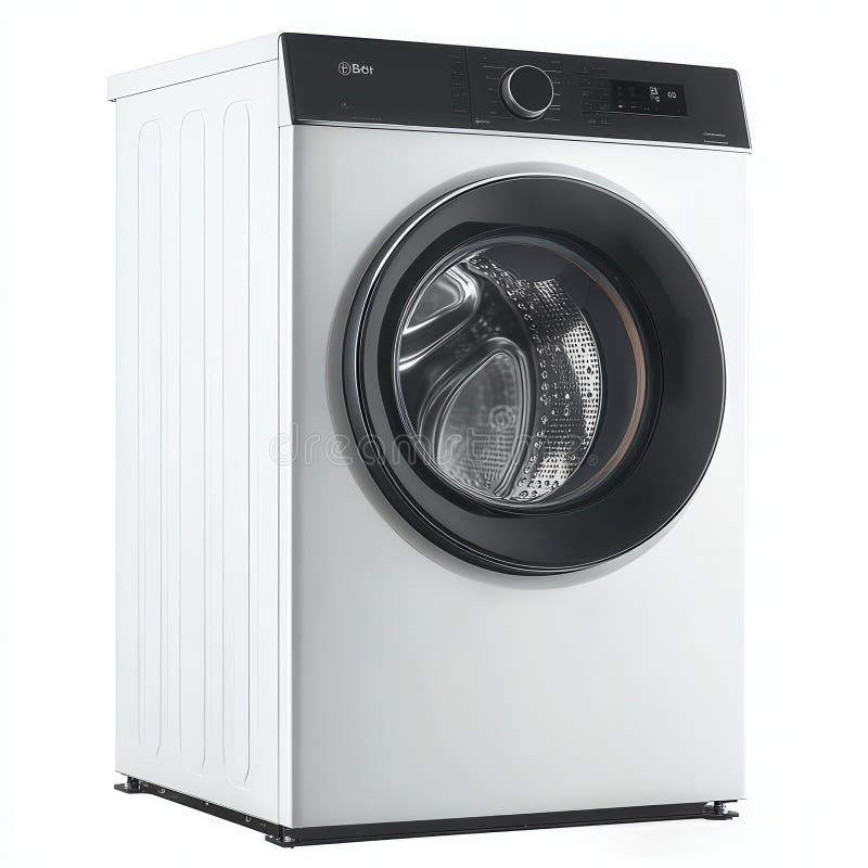 A Modern Front-loading Washing Machine Designed for Laundry Purposes ...