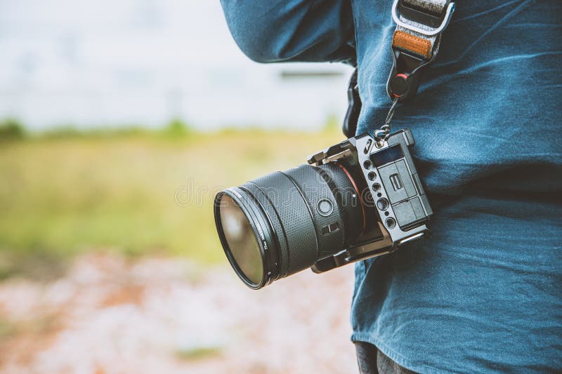 Modern Full Frame Digital Camera Compact Small Size, Light Weight, Easy ...