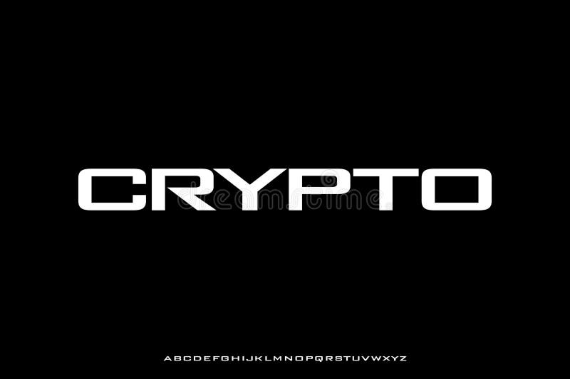 Modern Futuristic Alphabet Display Font Vector for Technology Company ...