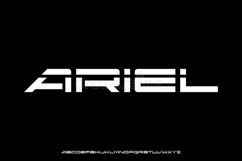 Ariel Font Stock Illustrations – 15 Ariel Font Stock Illustrations ...