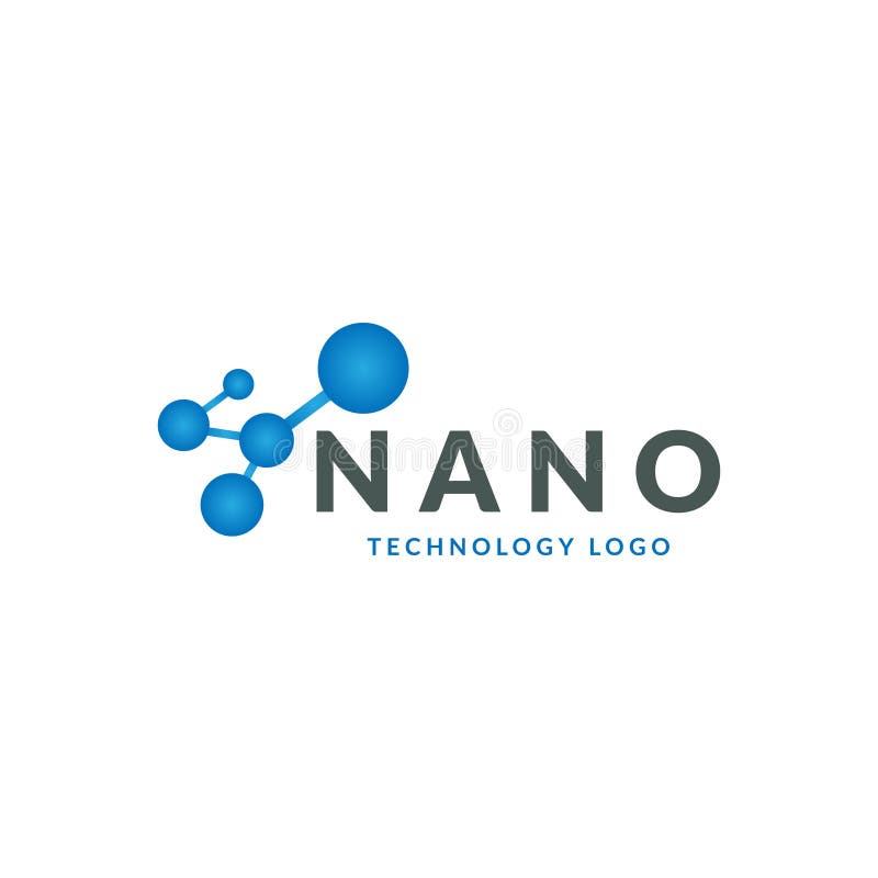 Blue Nano Tech Logo Template Stock Vector - Illustration of connection ...