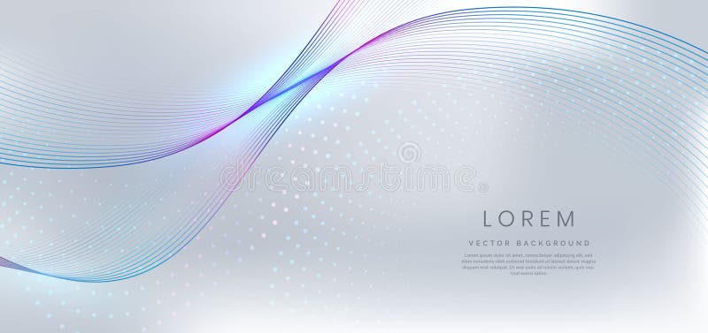 Modern Futuristic Blue and Red Dynamic Wavy Dotted Line Texture on ...