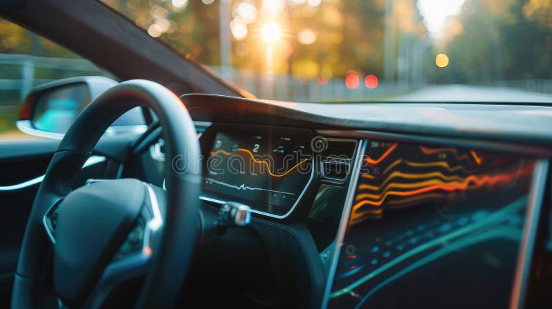 Futuristic Car Screen Stock Illustrations – 4,306 Futuristic Car Screen ...