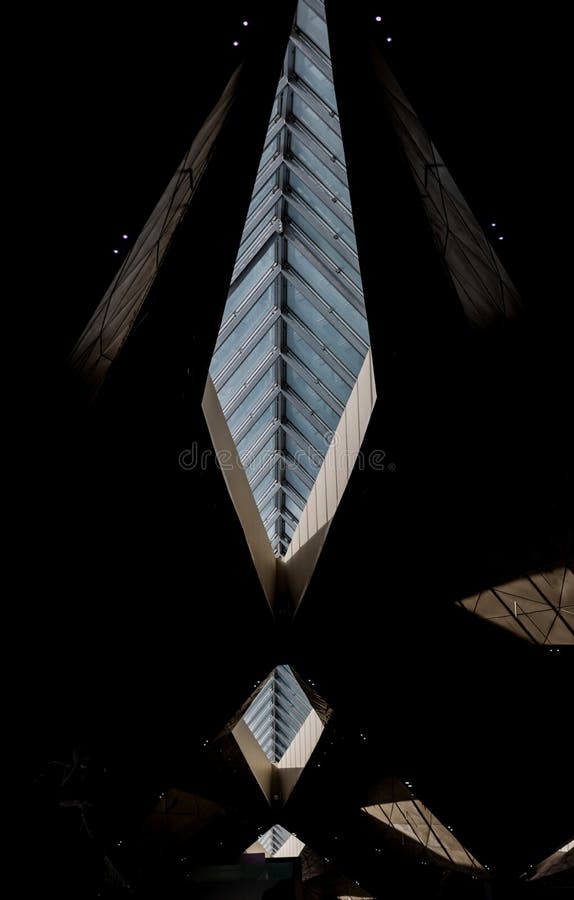 Modern futuristic ceiling stock photo. Image of cosmic - 264870966