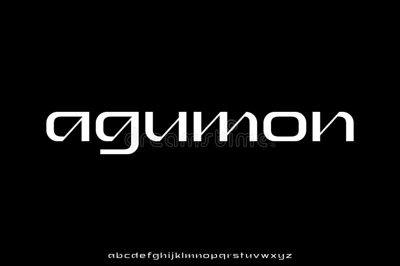 Modern Futuristic Decorative Sans Serif Alphabet Display Font Vector ... Modern Futuristic Decorative Sans Serif Alphabet Display Font Vector ...