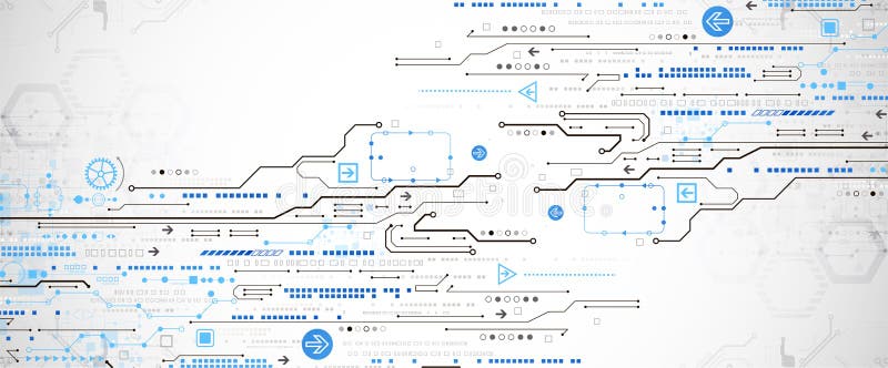 Modern Futuristic, Engineering, Science, Technology Vector Background ...