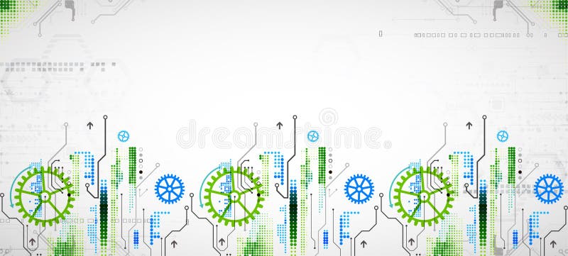 Modern Futuristic, Engineering, Science, Technology Vector Background ...