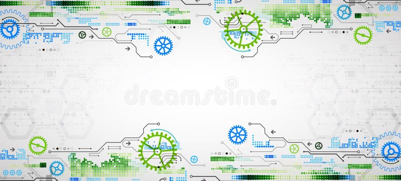 Modern Futuristic, Engineering, Science, Technology Vector Background ...