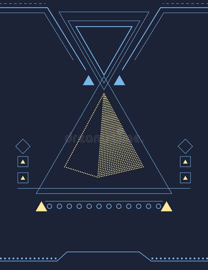 Modern Futuristic Geometric Background Stock Vector - Illustration of ...