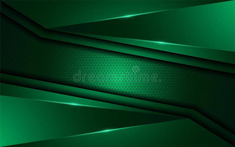 Modern Futuristic Green Background Design. Vector Graphic Illustration ...