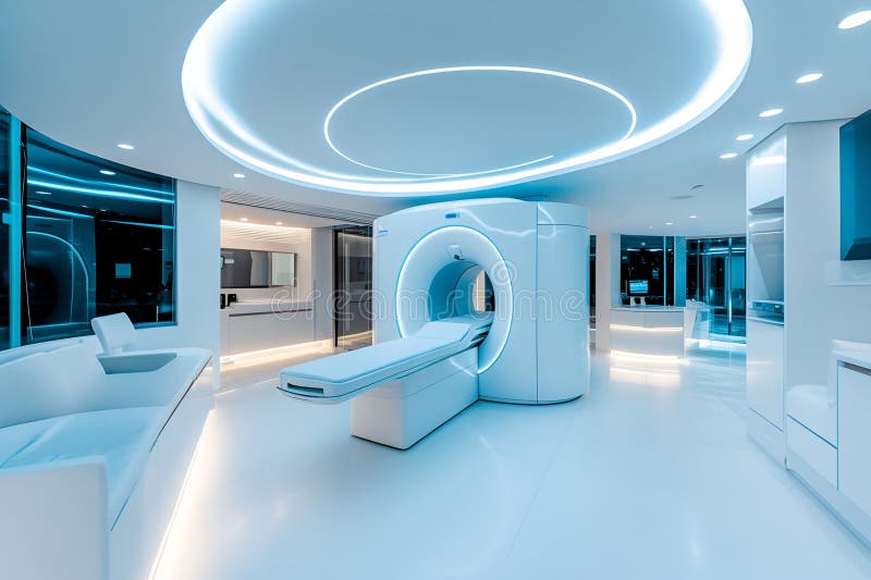 Modern Futuristic Mri Scanner Room with Advanced Technology in a Clean ...